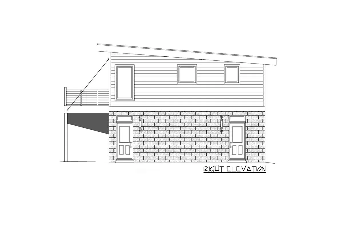 74m2 Plan 68929VR | BullHomes ltd.