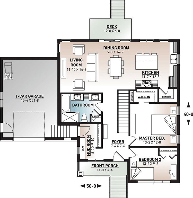 110m2 Plan 22559DR | BullHomes ltd.