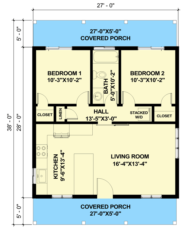 70m2 Plan 420037WNT | BullHomes ltd.