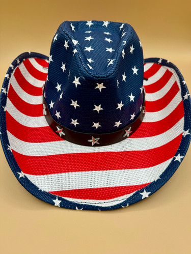 "Star Spangled Cowboy Hat" Stars and Stripes Cowboy Hat | Neckology 101