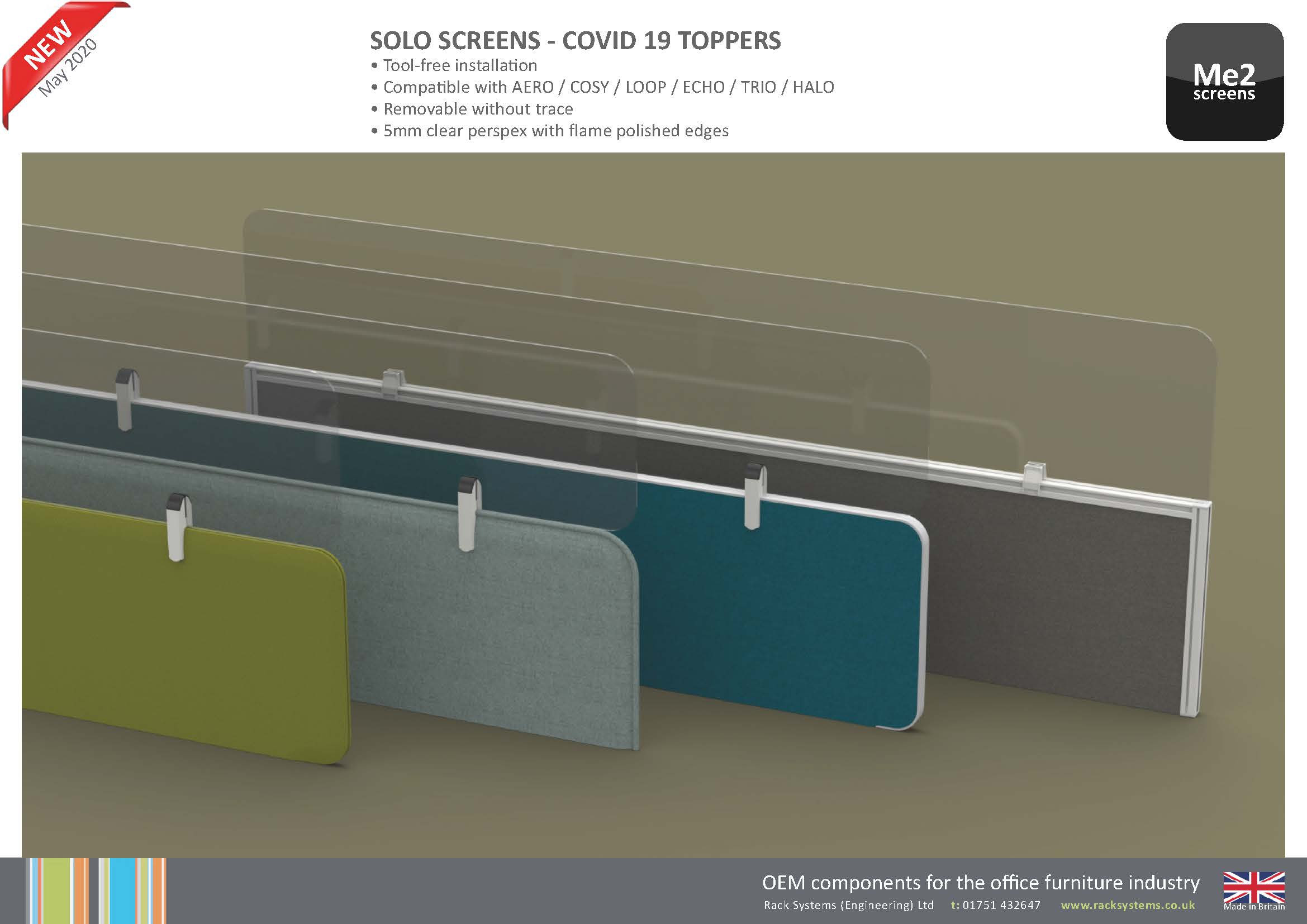 Solo Screens - Covid19 Toppers