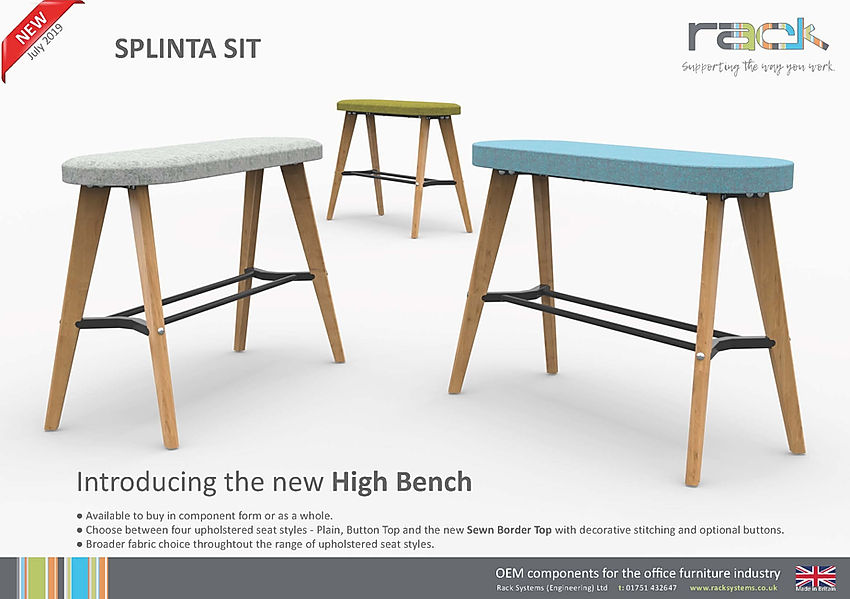 New! Splinta Sit High Bench