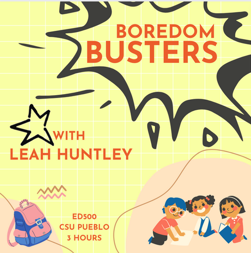 BOREDOM BUSTERS | Connected Classroom Courses