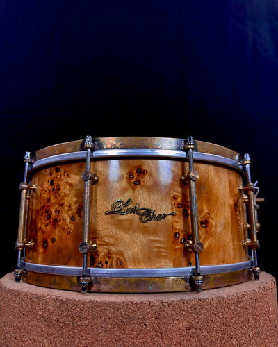 Mapa Burl & Walnut Snare 14 x 6.5'' | Ludcher Drum Company