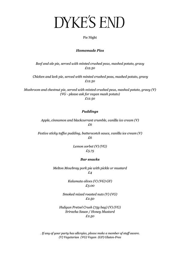 MENU | dykesendreach