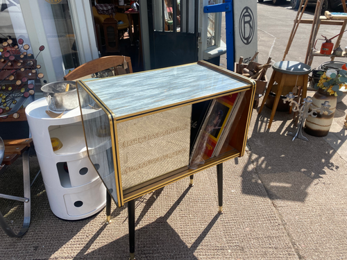 Turntable stand & LP storage unit | Battlefield Restoration