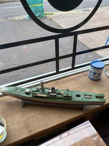 Large scale Ajax Frigate F114 | Battlefield Restoration