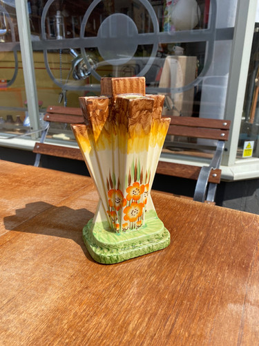 Myott Son & Co Art Deco Ceramic vase | Battlefield Restoration