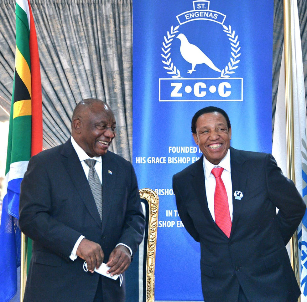 President Ramaphosa congratulates St Engenas ZCC for its 100 years ...