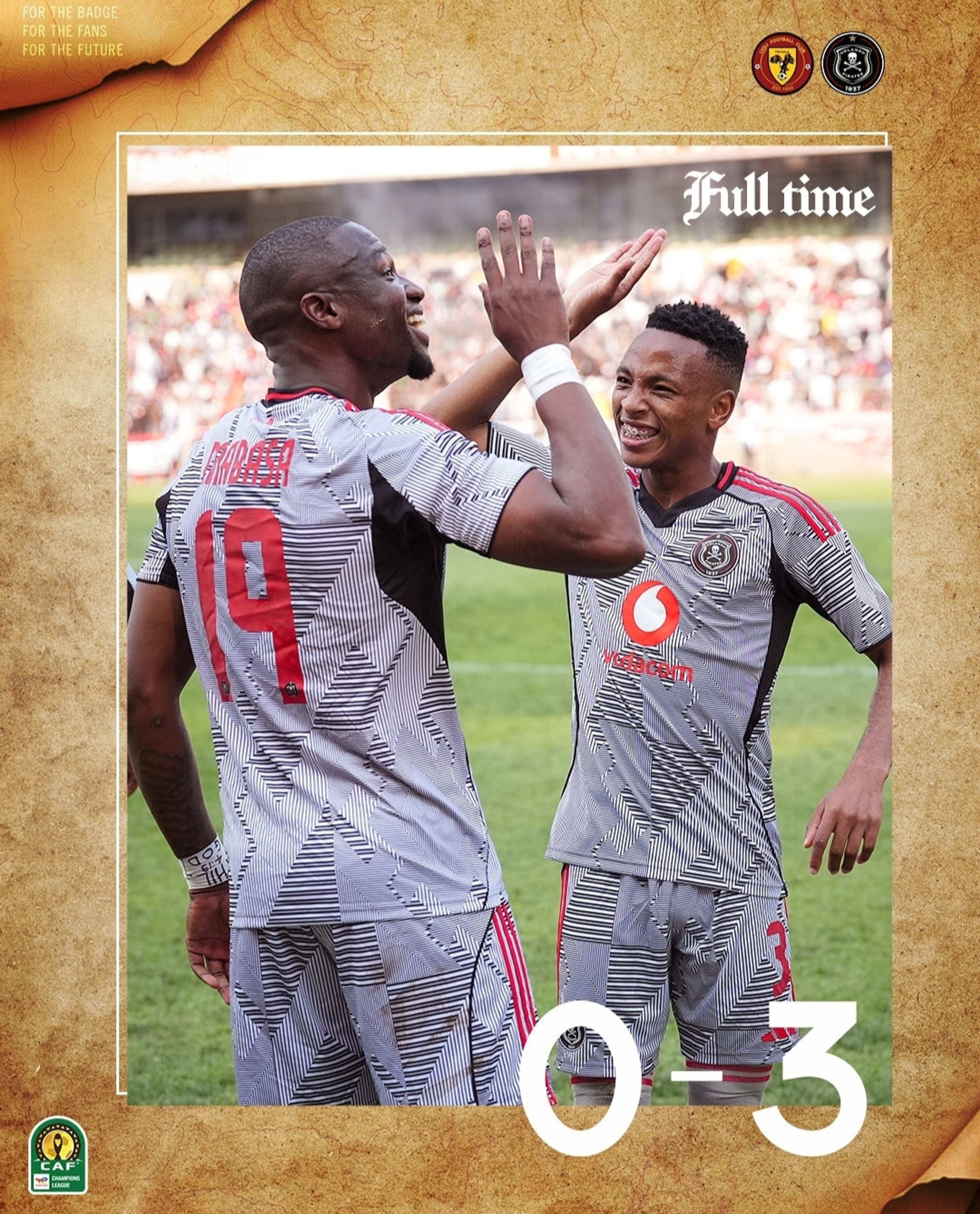 Orlando Pirates Dominates Lioli FC in CAF Champions League Opener