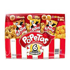 Paquete (6) Popetas Mix, Caramelo y Queso | Almacenes Concadenad