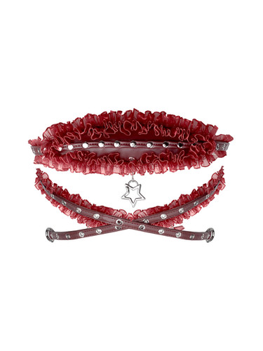 the tentacle temptress ruffle lace belt | ManMadeSkins