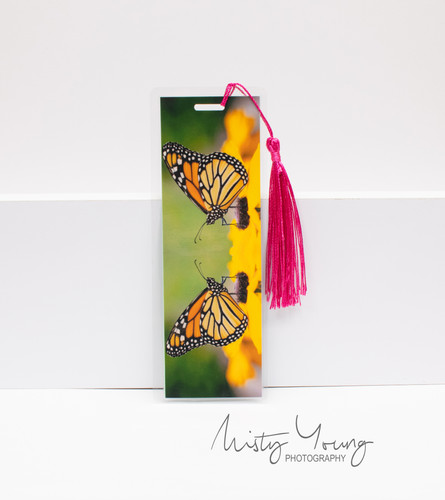 Handmade Monarch Butterfly on Yellow Coneflower Pollinator Bookmark ...