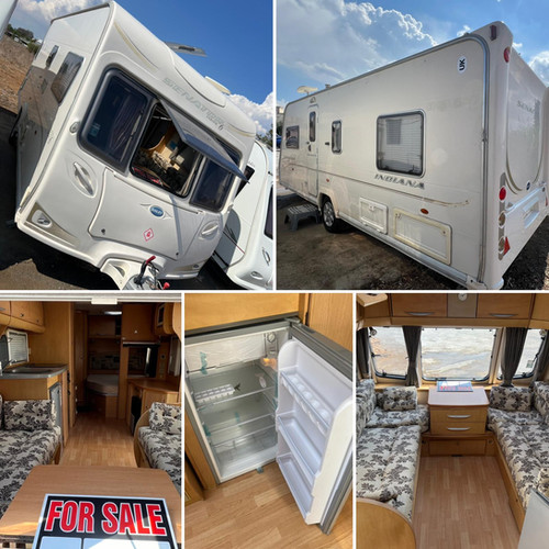 Bailey Senator Indiana Series 6 (2009) Fixed Bed 4 Berth Motor Mover ...