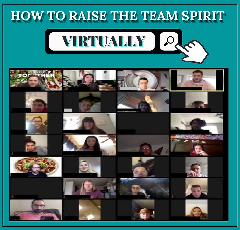 How to Raise The Team Spirit Virtually!