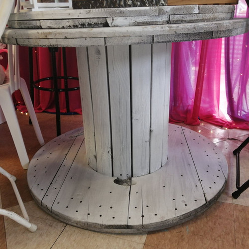 Accent Table ~ 38in Spool | Final Touch