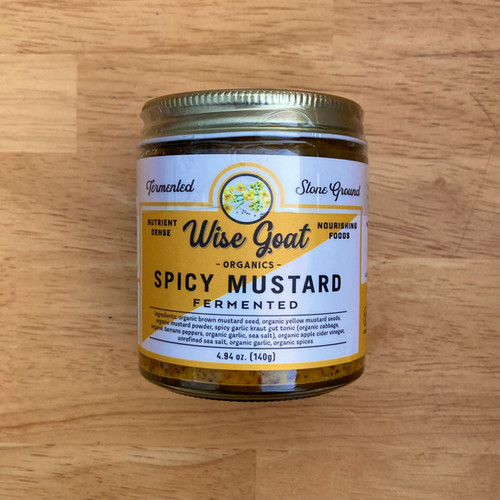 Wise Goat Fermented Spicy Mustard | preserved