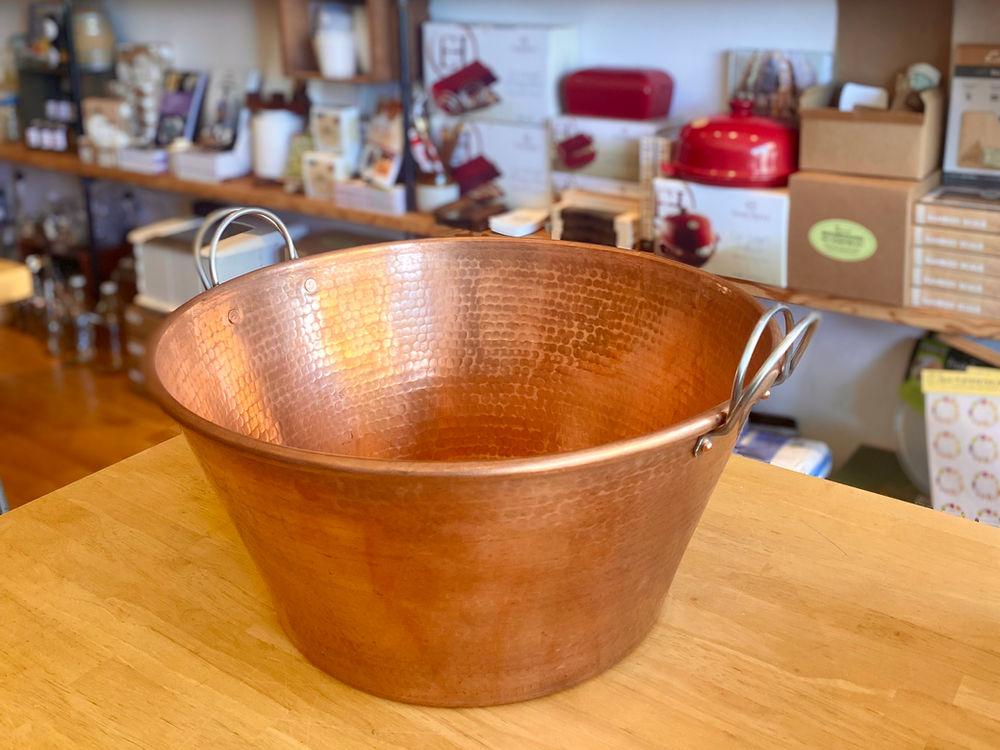 COPPER PANS FOR JAM MAKING