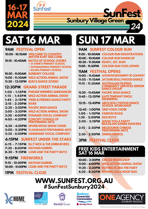 At The Festival (All) | SunFest Sunbury