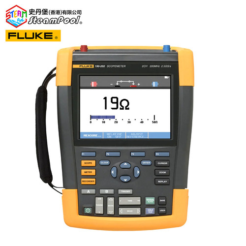 FLUKE 190-202 ScopeMeter® 便攜式示波器 190-202 | STEAMPOOL 史丹堡一站式工商設備供應
