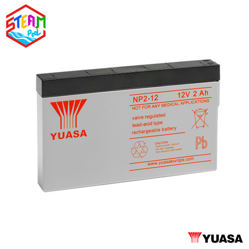 YUASA 12V 2Ah 鉛酸蓄電池 NP2-12 | STEAMPOOL 史丹堡一站式工商設備供應