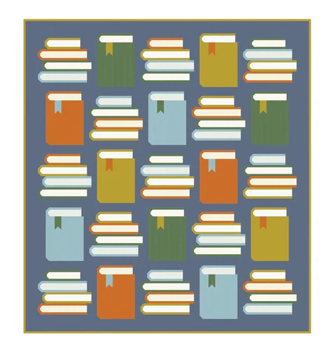 Book Nook Quilt Kit 4 | Full Moon Fabric Co