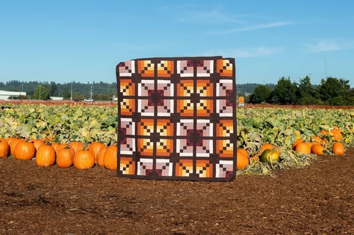 Intertwined October ToadSpo Quilt Kit | Full Moon Fabric Co