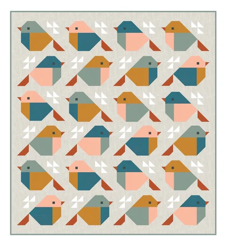 Sparrows Quilt Kit 3 | Full Moon Fabric Co
