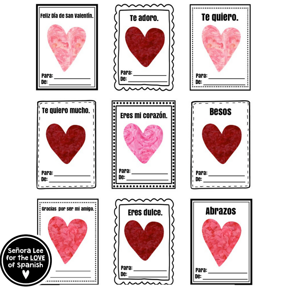 Valentine’s Day Activities for Spanish Class