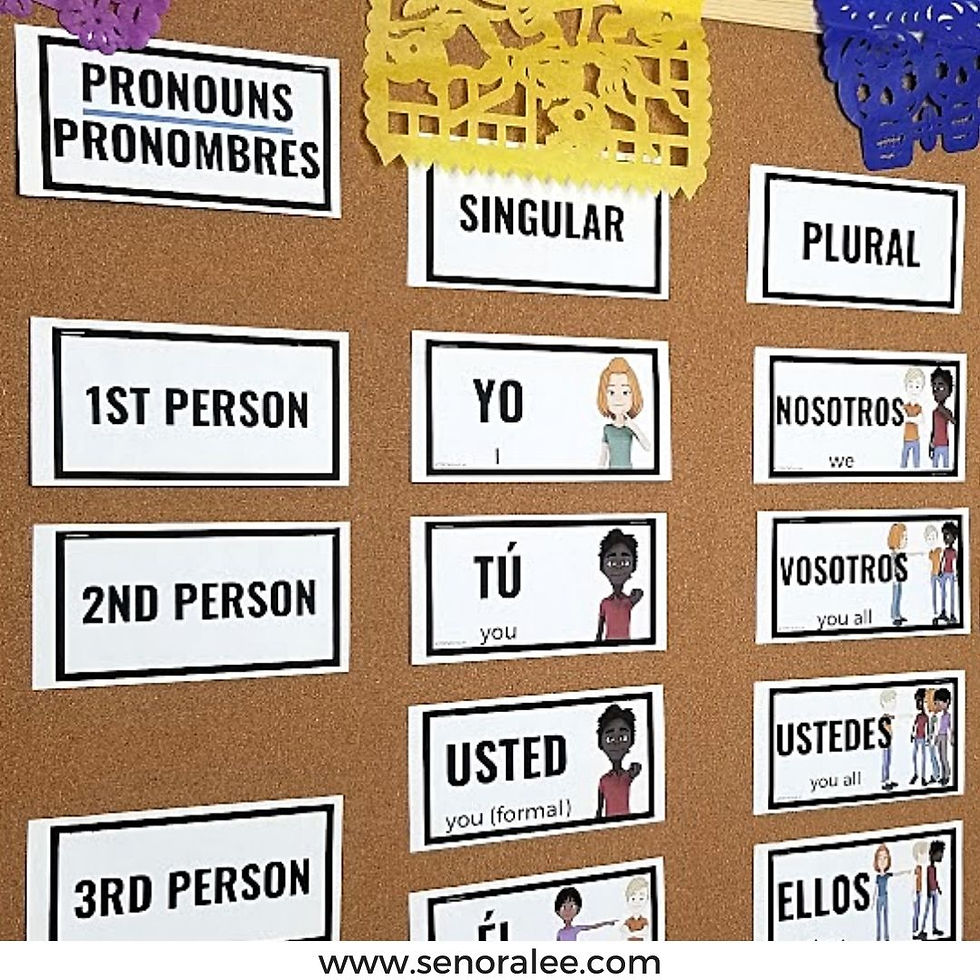 5 Reasons to Use Spanish Word Walls