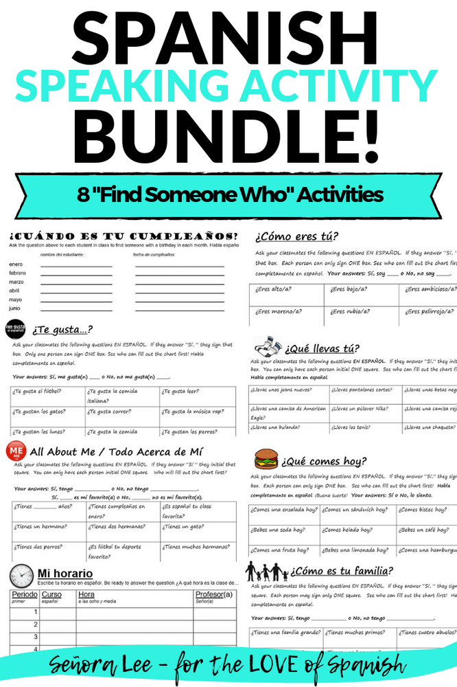 Engaging Spanish Activities and Resources for Spanish Class