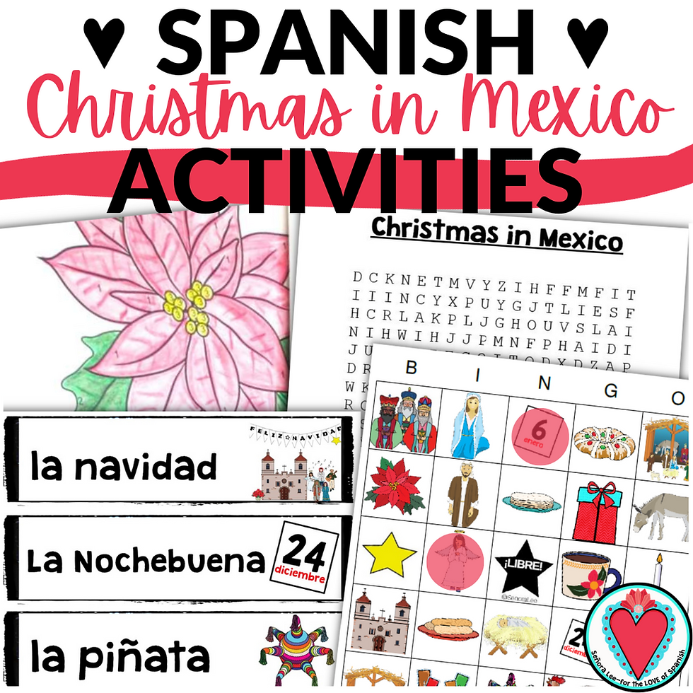 Christmas Activities In Spanish