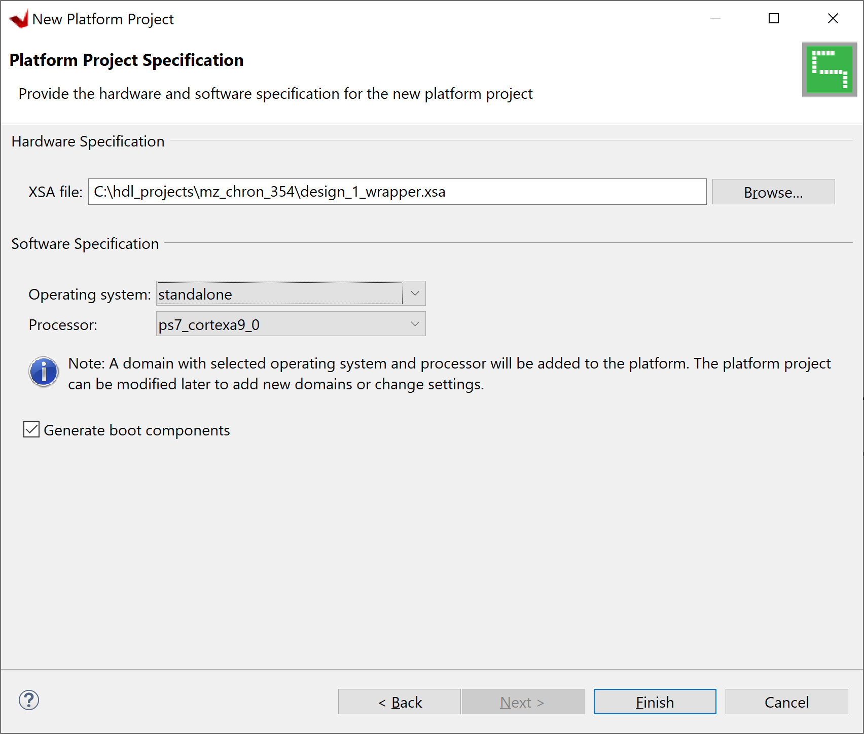 MicroZed Chronicles: MicroZed and Back Where We Started (Part Two, Creating Hello World)