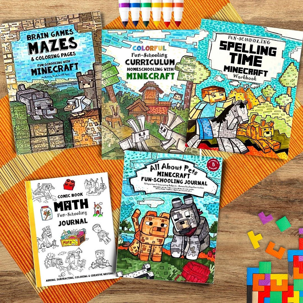 Minecraft Themed Homeschooling Curriculum | Thinking Tree