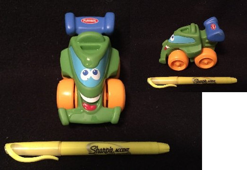 Playskool Wheel Pals - Green Race Car | kidsheaveninlisle