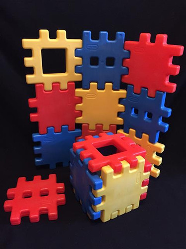 Little Tikes Waffle Blocks Medium Size 8"x8"set#1 | kidsheaveninlisle