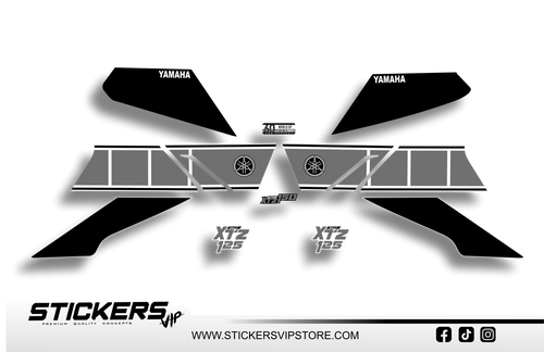 YAMAHA XTZ 125 2025 | Stickers VIP