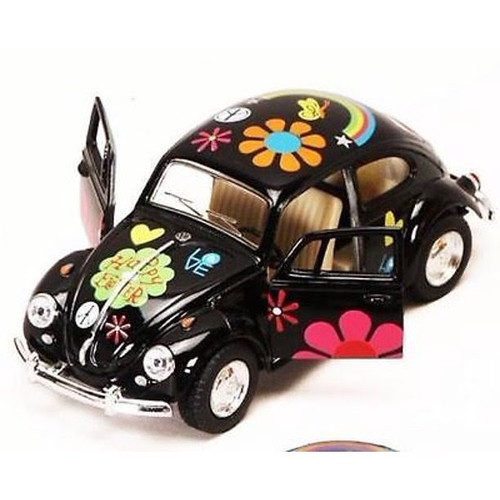 Kinsfun - Volkswagon Classical Beetle [4 inch] (Black) | SlamWheels.com