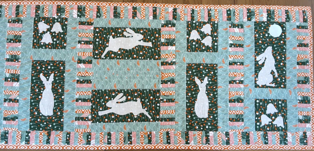 Moon Gazing Hare Quilt- The Craft Cotton Co