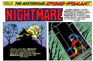 The Spider-Woman is Helpless...