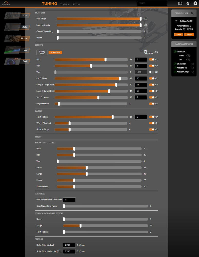 Automobilista 2 / PT Actuator - Thanos | Sim Racing Studio