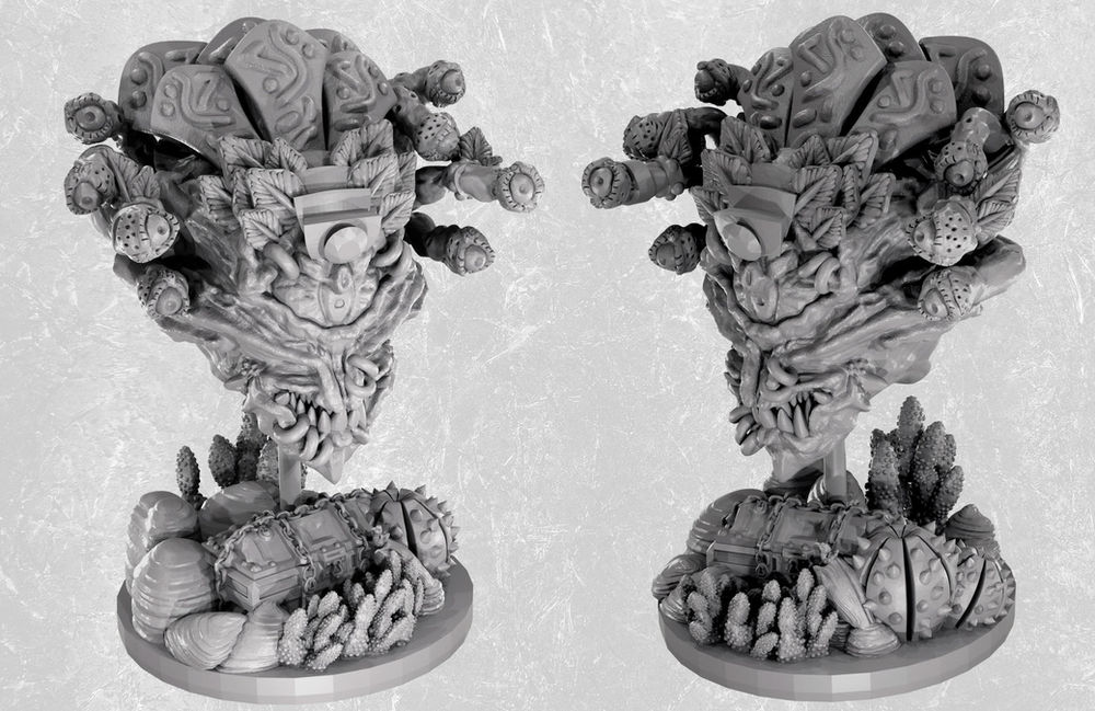 Aztec Eye Beasts and council / war room furniture | Mystic Pigeon Gaming