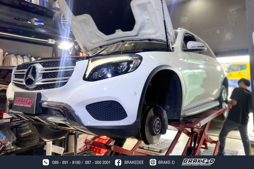 Mercedes Benz W253 GLC250 เปลี่ยนผ้าเบรกหลัง แท้ Mercedes