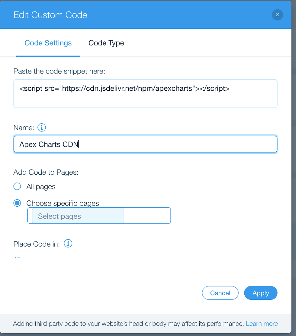 NPM Packs for Chart | Velo by Wix NPM Packs for Chart | Velo by Wix