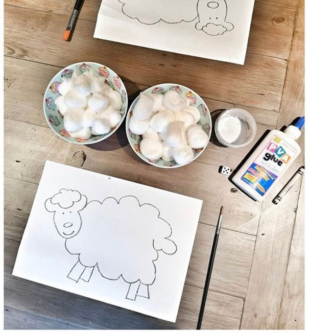 Cotton Wool Sheep Game | Jonix Pre School