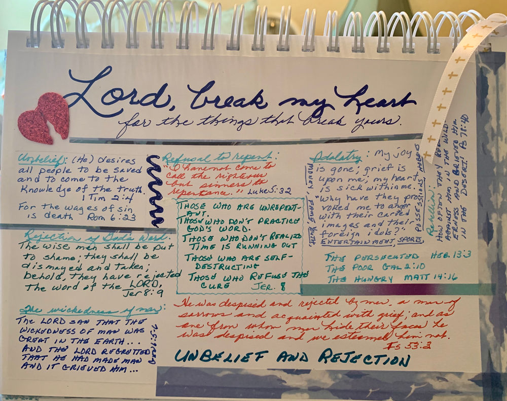 Lord, Break My Heart | Biblequiltjournal.com