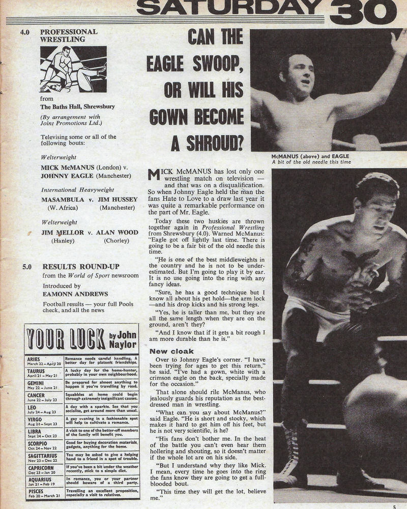 More McManus December 1967 | Talkwrestling