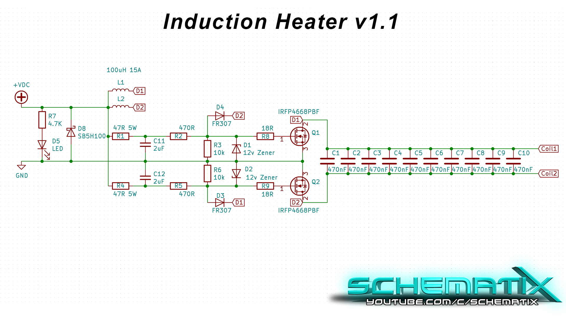 Induction Heater Schematic How To Make An Induction Heater: A Complete