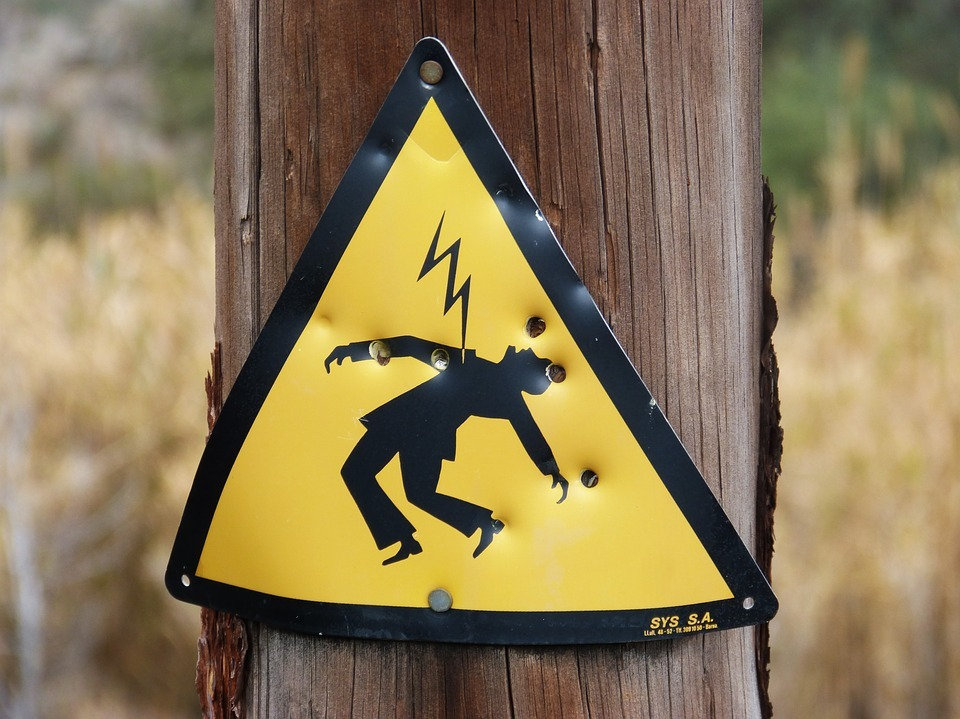 Electrical cord near-miss