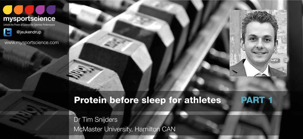 Protein and sleep: Part 1
